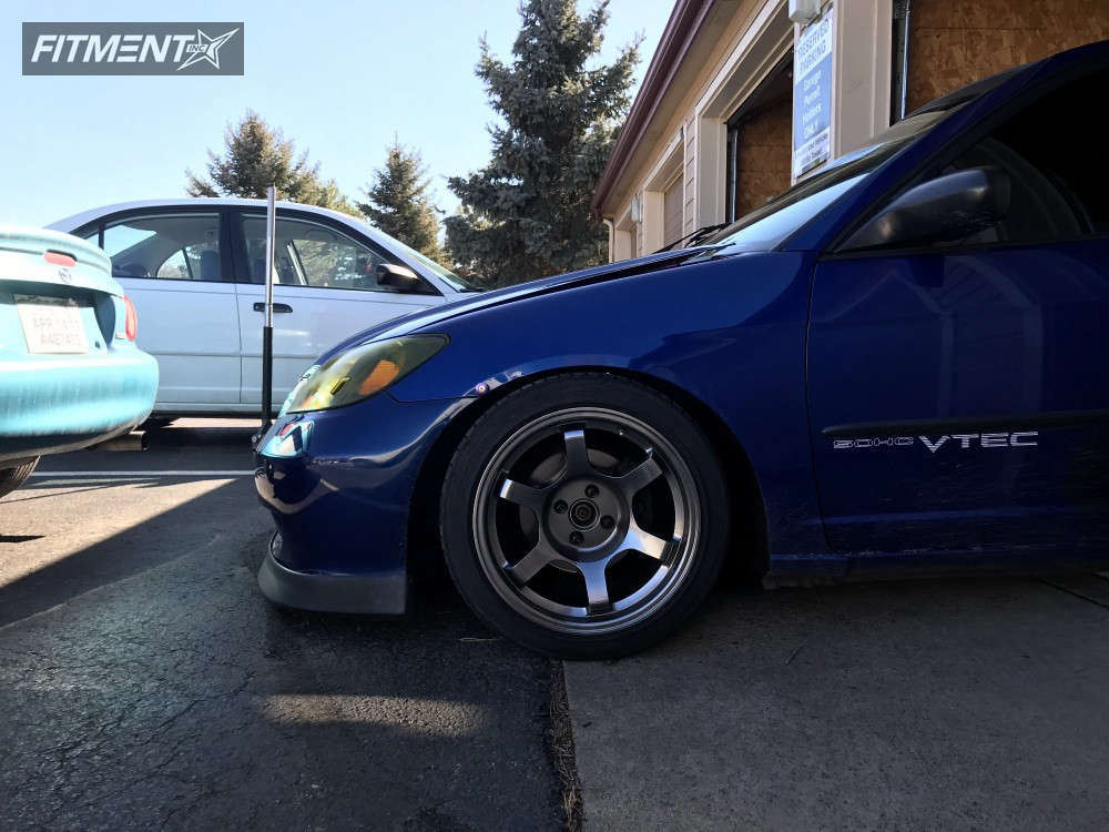 2004 Honda Civic LX with 16x8.5 Rota Grid and Falken 205x45 on ...