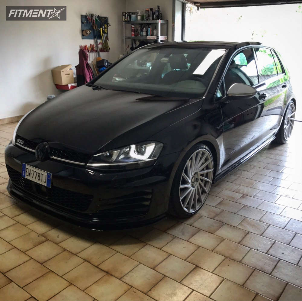 2014 Volkswagen Golf TDI with 19x8.5 Ultra Thunder and Yokohama 225x35 ...