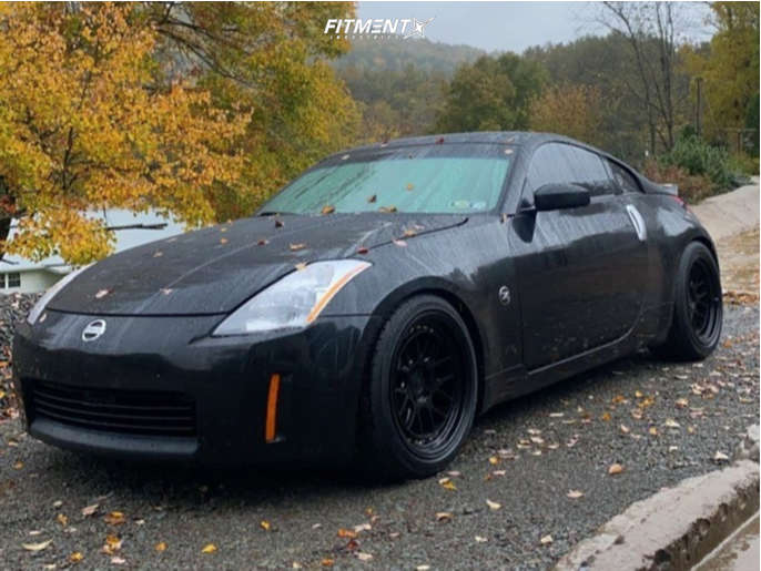 2003 Nissan 350Z Enthusiast with 18x9.5 Aodhan Ds06 and Delinte 245x40 ...