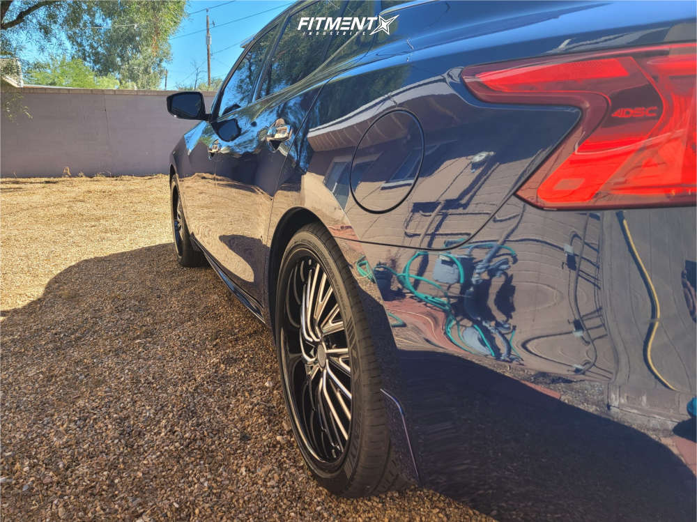 2018 Nissan Maxima S with 20x8.5 Elure 53 and Lexani 245x35 on Stock ...