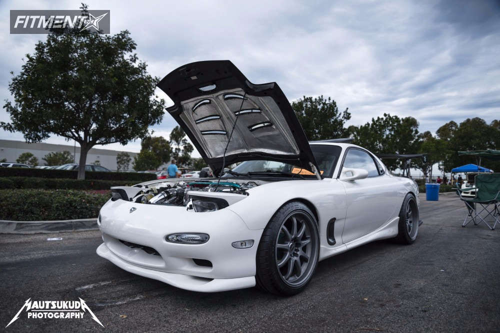 1994 Mazda RX-7 Base with 18x9 Work XD9 and Michelin 235x40 on ...