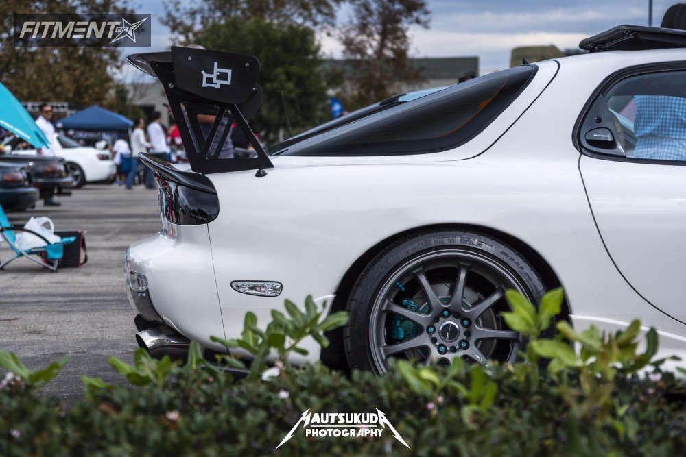 1994 Mazda RX-7 Base with 18x9 Work XD9 and Michelin 235x40 on ...