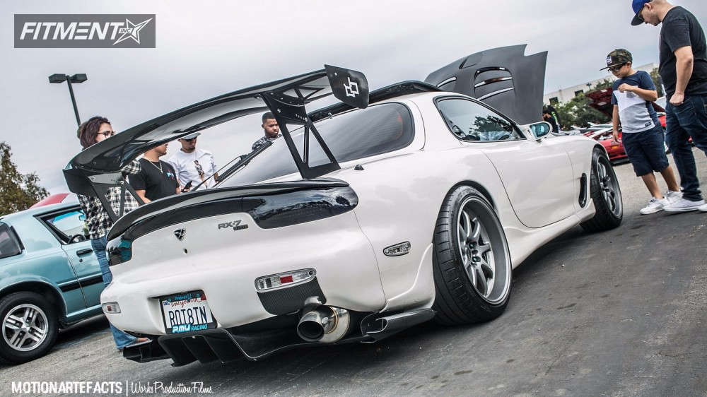 1994 Mazda RX-7 Base with 18x9 Work XD9 and Michelin 235x40 on ...