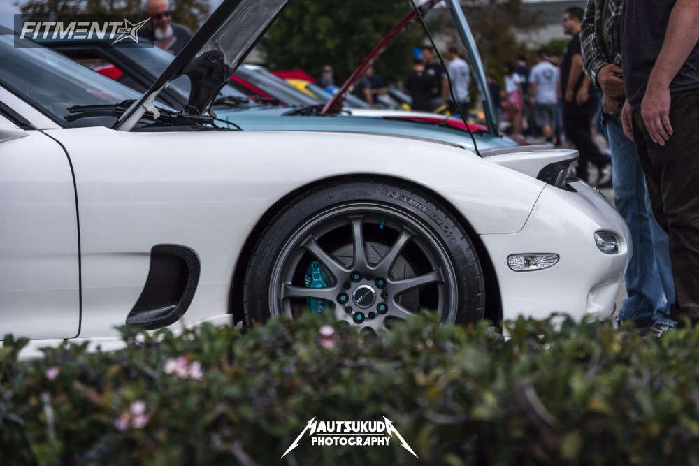 1994 Mazda RX-7 Base with 18x9 Work XD9 and Michelin 235x40 on ...