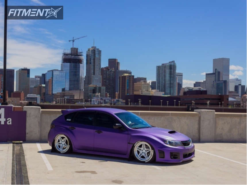 2013 Subaru WRX Base with 18x9.5 Rotiform VDA and Continental 255x35 on ...