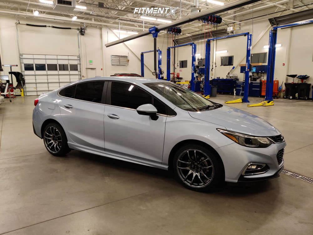 2018 Chevrolet Cruze LT with 18x8.5 Vors Tr4 and Nexen 225x40 on Stock ...