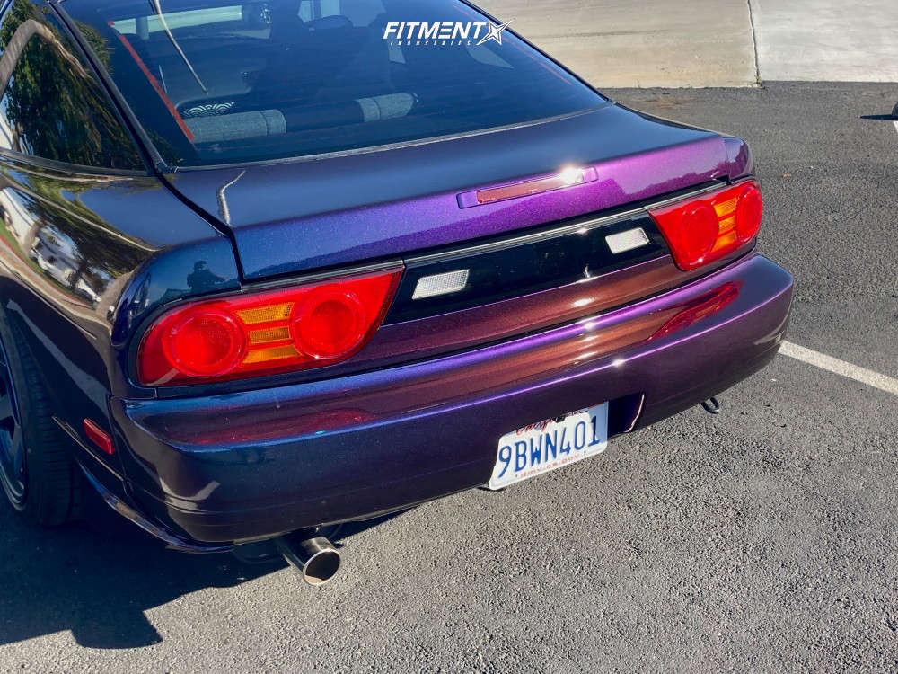 1989 Nissan 240SX SE with 18x9.5 Volk Te37sl and Falken 225x40 on Air ...