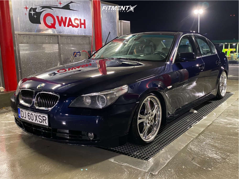 2004 BMW 525i Base with 19x8.5 Weds Kranze Cerberus I and Toyo Tires ...