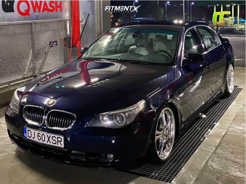 2004 BMW 525i Base with 19x8.5 Weds Kranze Cerberus I and Toyo Tires ...