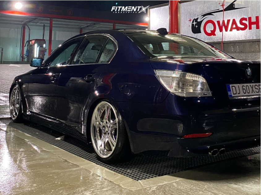 2004 BMW 525i Base with 19x8.5 Weds Kranze Cerberus I and Toyo Tires ...