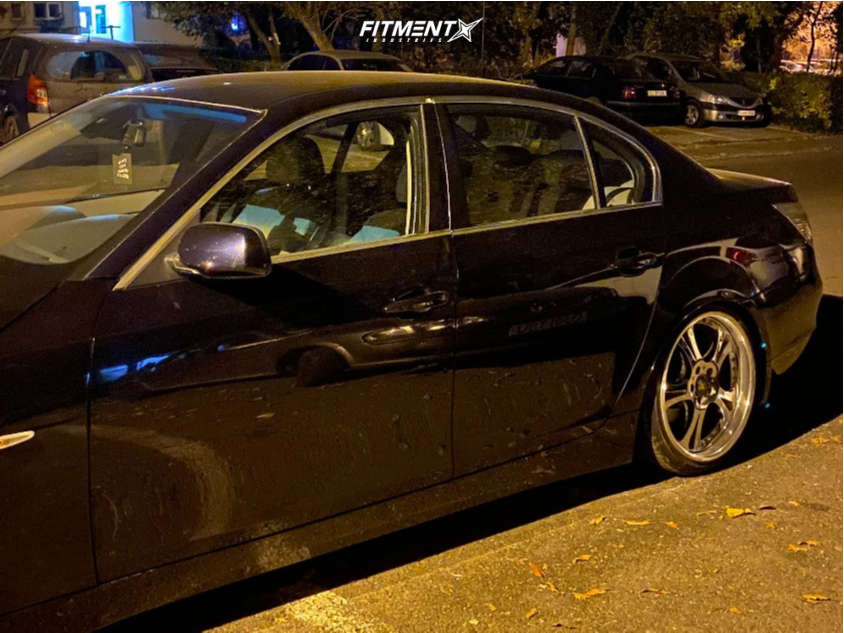 2004 BMW 525i Base with 19x8.5 Weds Kranze Cerberus I and Toyo Tires ...