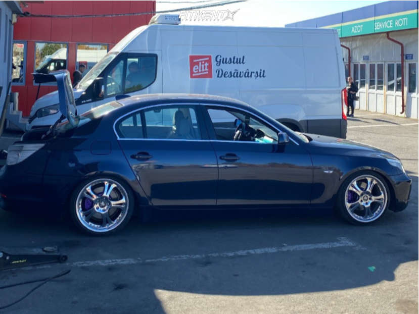 2004 BMW 525i Base with 19x8.5 Weds Kranze Cerberus I and Toyo Tires ...