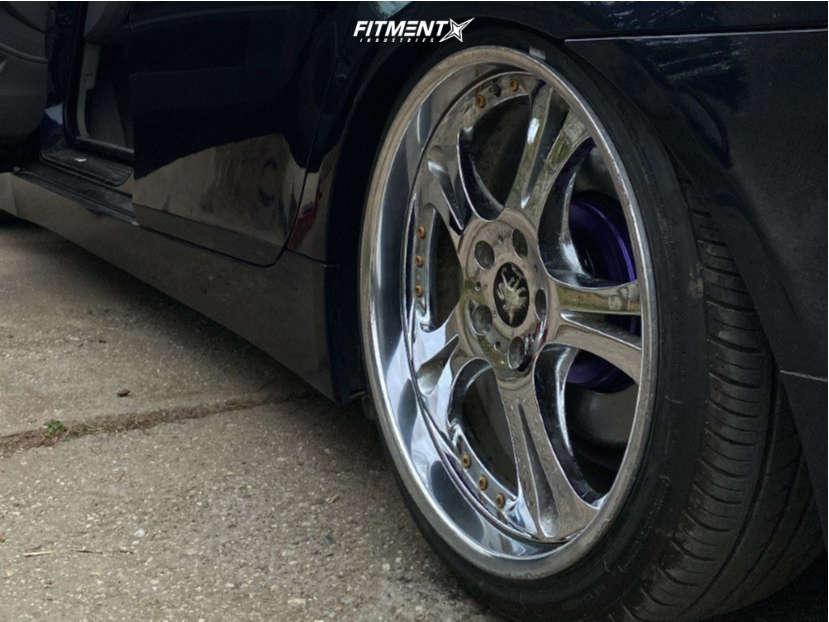 2004 BMW 525i Base with 19x8.5 Weds Kranze Cerberus I and Toyo Tires ...