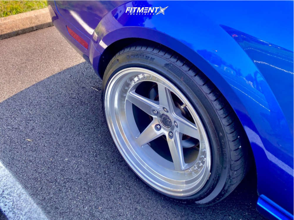 2007 Ford Mustang Base with 19x9.5 Aodhan Ds05 and Sailun 235x40 on Coilovers | 2447683 ...