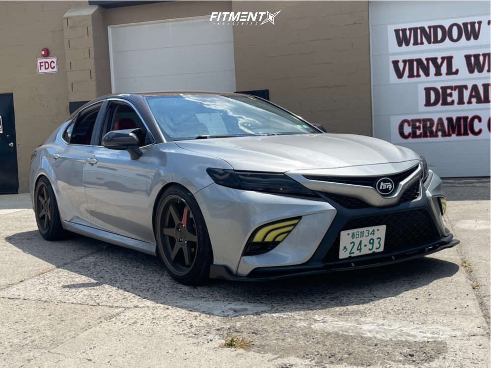 2019 Toyota Camry LE with 19x9.5 ESR Sr07 and Kenda 225x45 on Lowering ...