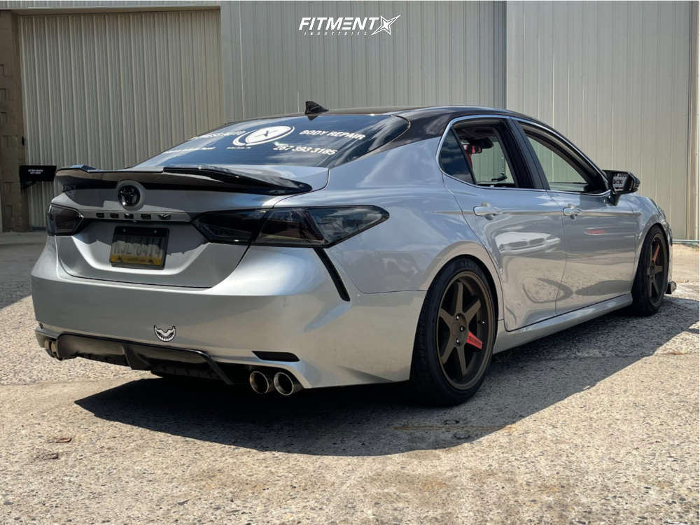 2019 Toyota Camry LE with 19x9.5 ESR Sr07 and Kenda 225x45 on Lowering ...