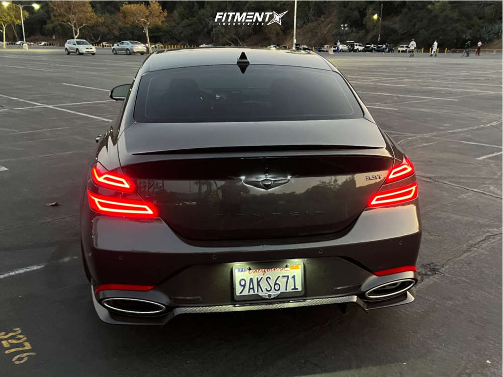 2022 Genesis G70 Sport Prestige with 19x9 Verde Reflex and Continental ...