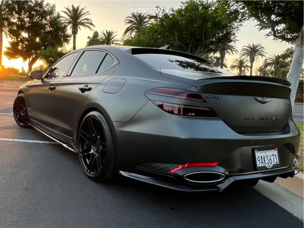 2022 Genesis G70 Sport Prestige with 19x9 Verde Reflex and Continental ...