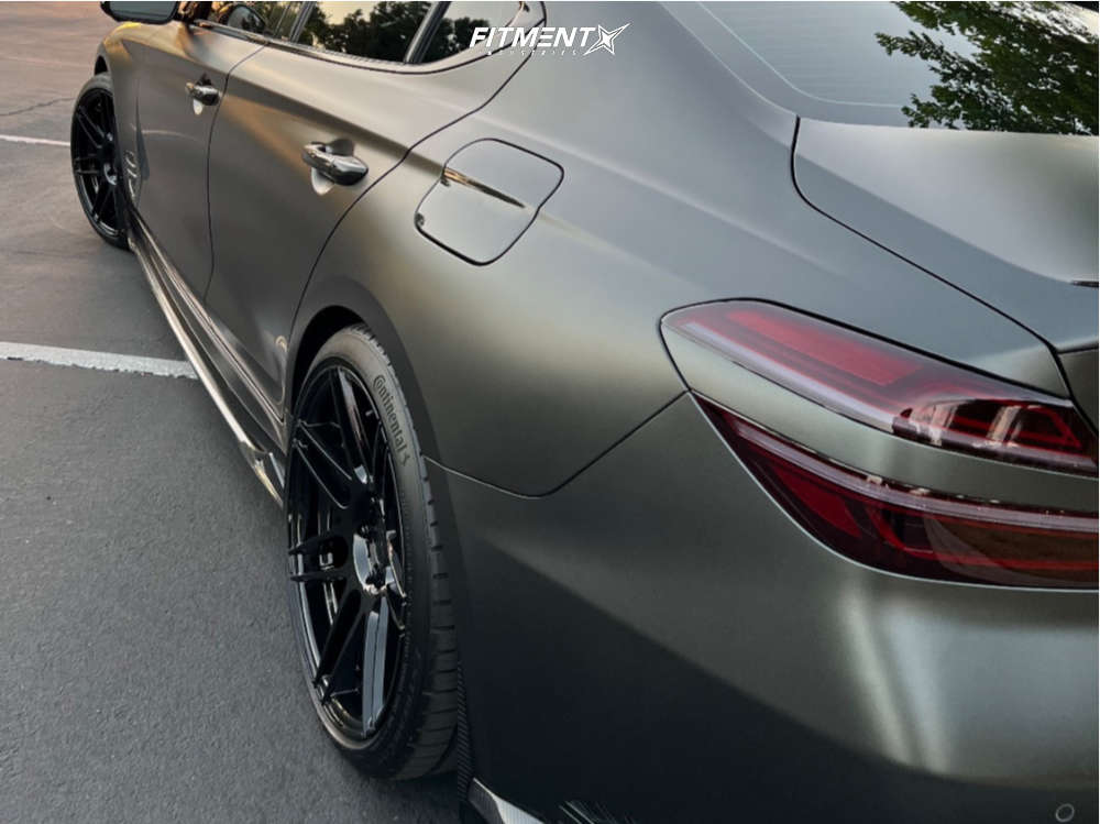 2022 Genesis G70 Sport Prestige with 19x9 Verde Reflex and Continental ...