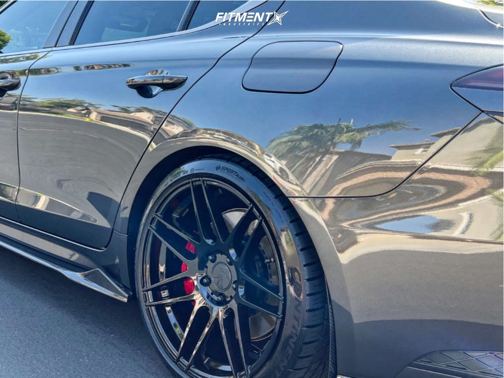 2022 Genesis G70 Sport Prestige with 19x9 Verde Reflex and Continental ...