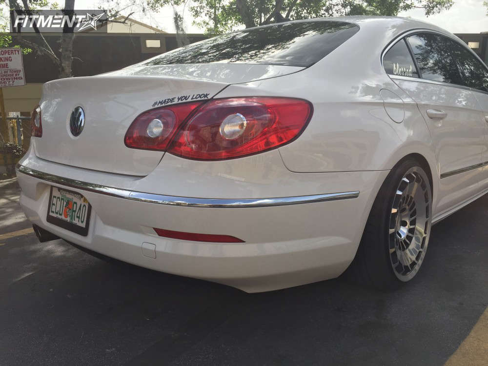2010 Volkswagen CC Luxury with 18x8.5 Rotiform Ccv and Achilles 205x35 ...
