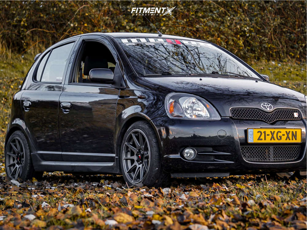 2002 Toyota Yaris T-sport with 16x7 Japan Racing Jr11 and Toyo Tires ...