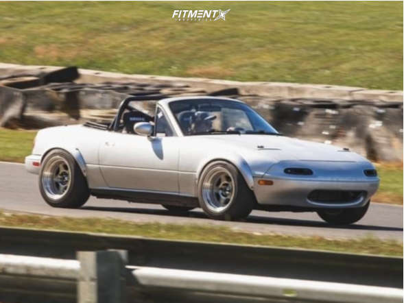 1991 Mazda Miata SE with 15x9 Rota Kyusha and Kumho 225x50 on Lowering ...