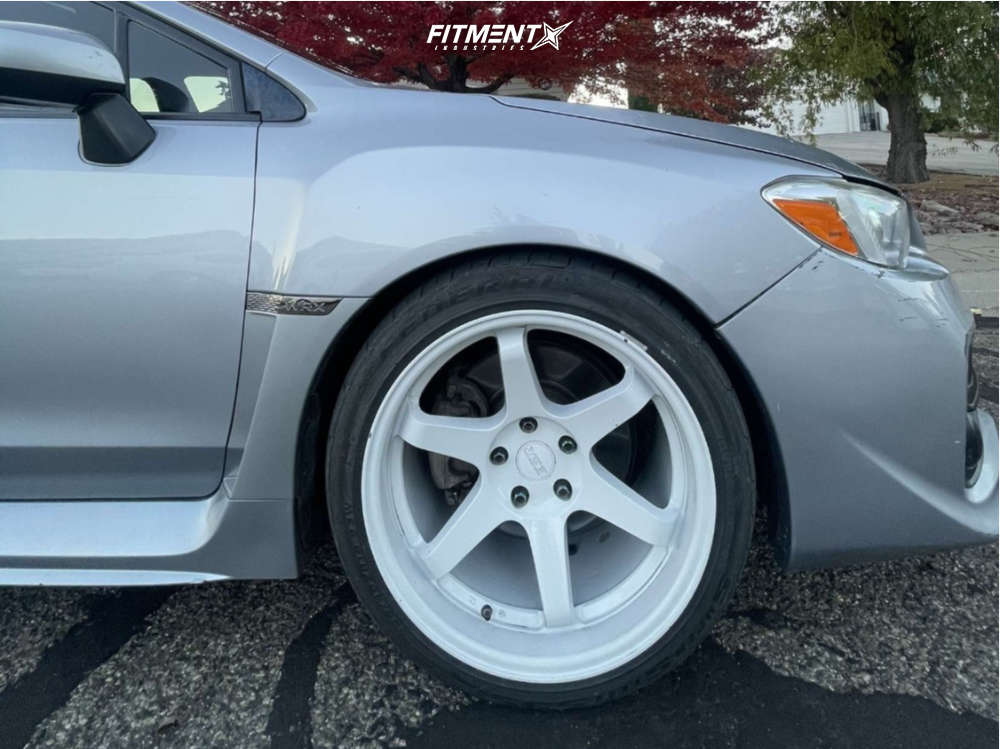 2015 Subaru WRX Premium with 18x10.5 ESR Sr07 and Federal 245x40 on ...