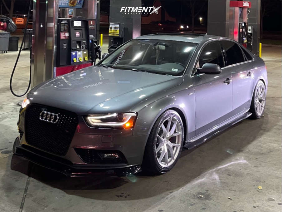 2016 Audi A4 Quattro Premium with 18x8.5 Aodhan Aff7 and Ironman 245x40 ...