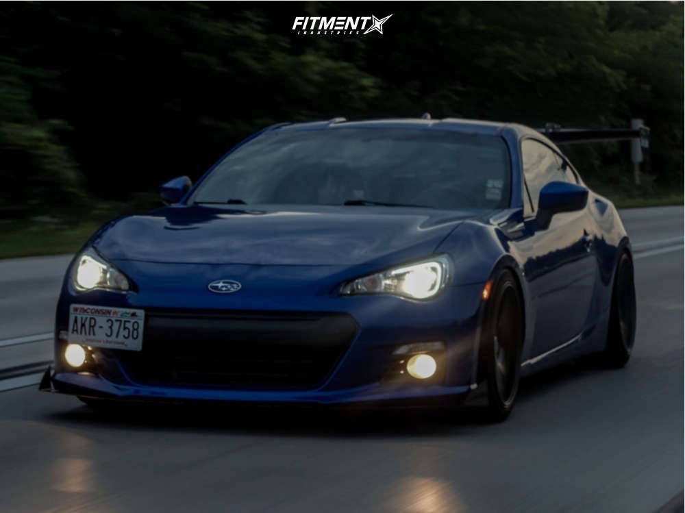 2015 Subaru BRZ Limited with 18x9.5 AVID1 Av6 and Nexen 245x40 on Coilovers | 2449835 | Fitment ...