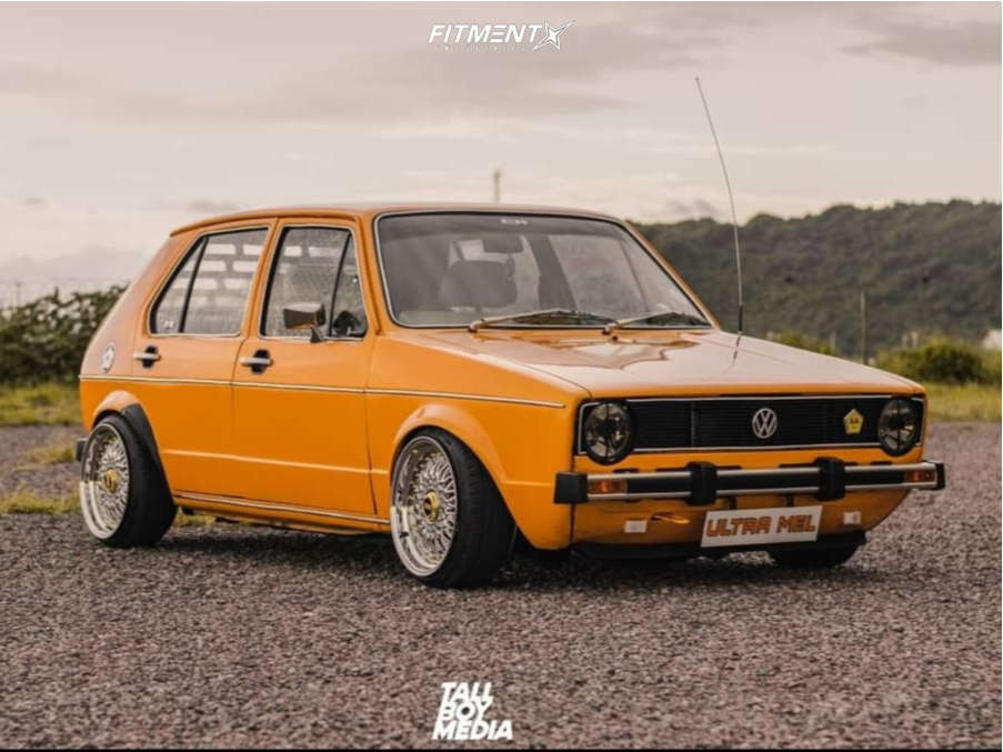 1978 Volkswagen Rabbit Base with 16x8 BBS Rs and Comforser 165x40 on ...