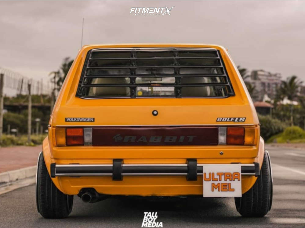 1978 Volkswagen Rabbit Base with 16x8 BBS Rs and Comforser 165x40 on ...