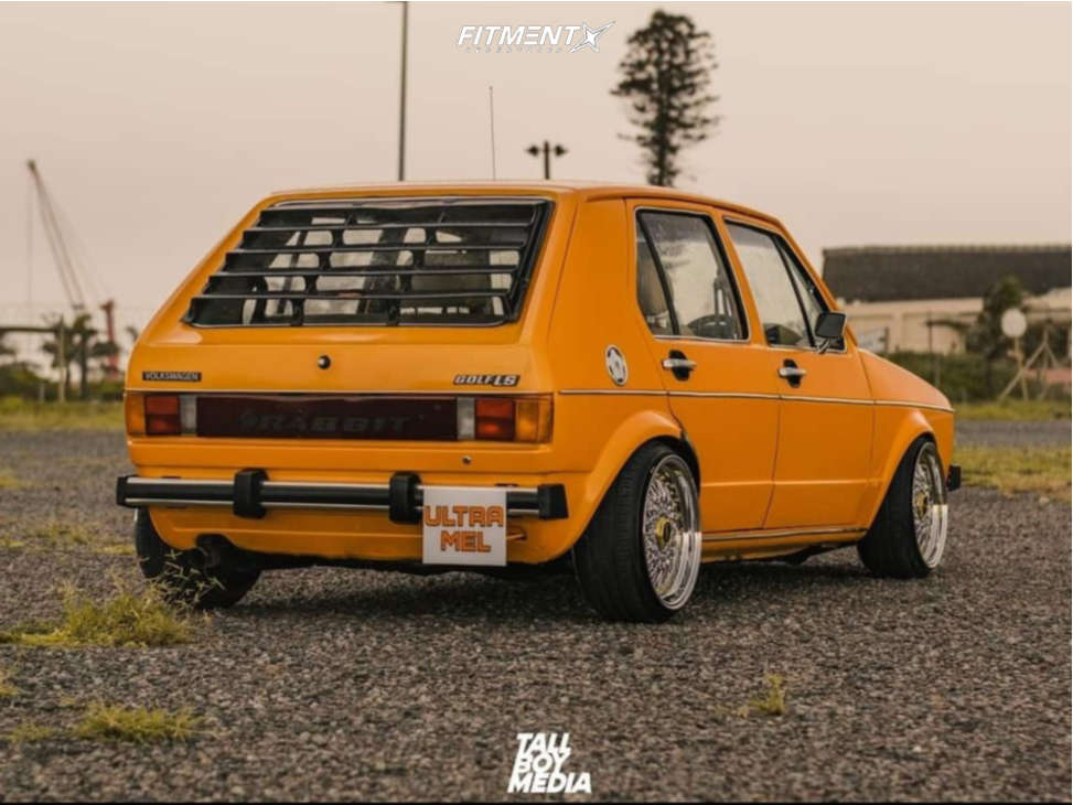 1978 Volkswagen Rabbit Base with 16x8 BBS Rs and Comforser 165x40 on ...