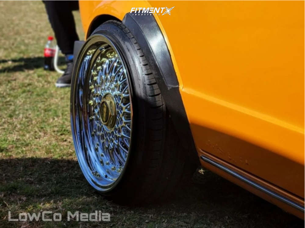 1978 Volkswagen Rabbit Base with 16x8 BBS Rs and Comforser 165x40 on ...