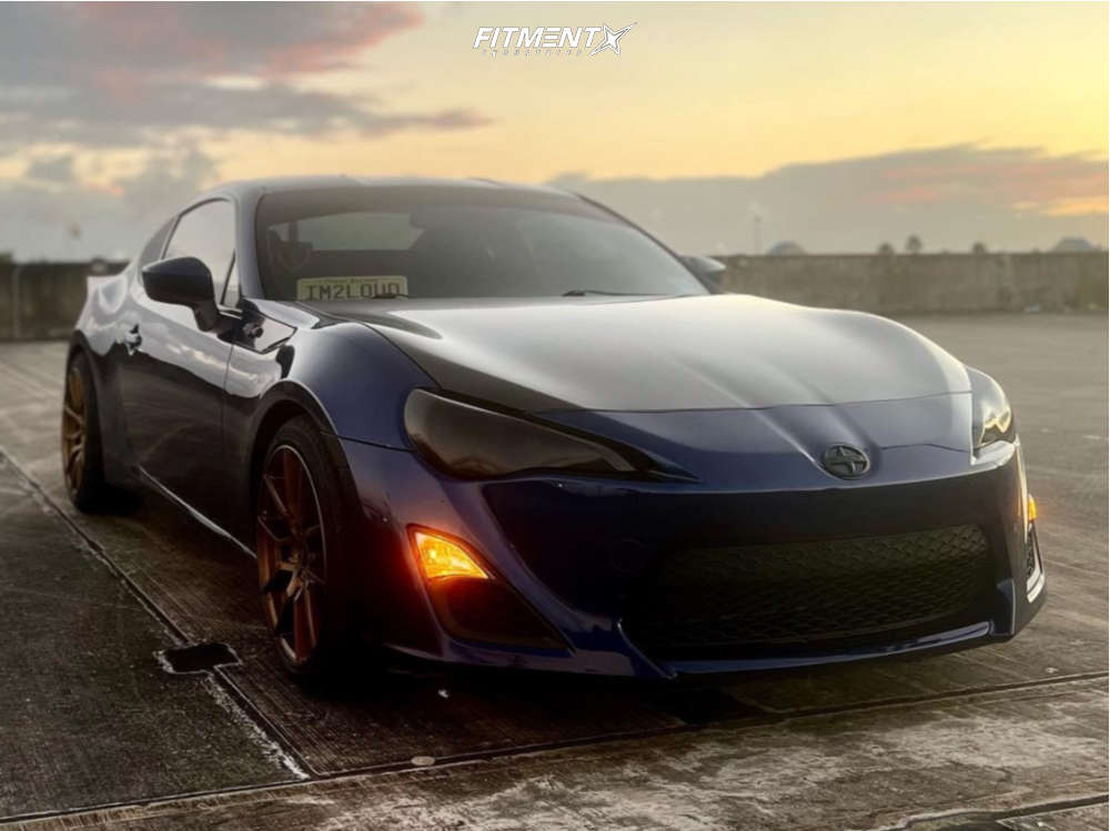 2016 Scion FR-S Base with 18x8.5 Option Lab R716 and Vercelli 225x40 on ...