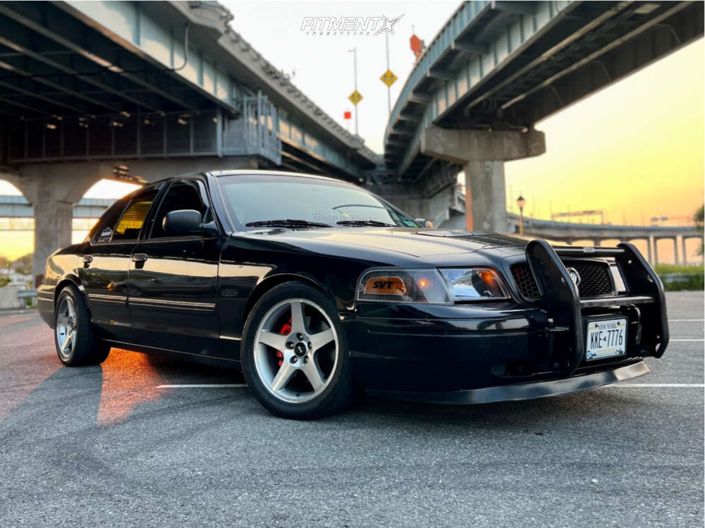 2011 Ford Crown Victoria Police Interceptor with 17x9 SVE 2003 Cobra ...