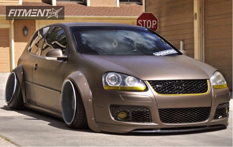 2007 Volkswagen GTI Base with 18x11 SSR and Nankang 225x35 on Air ...