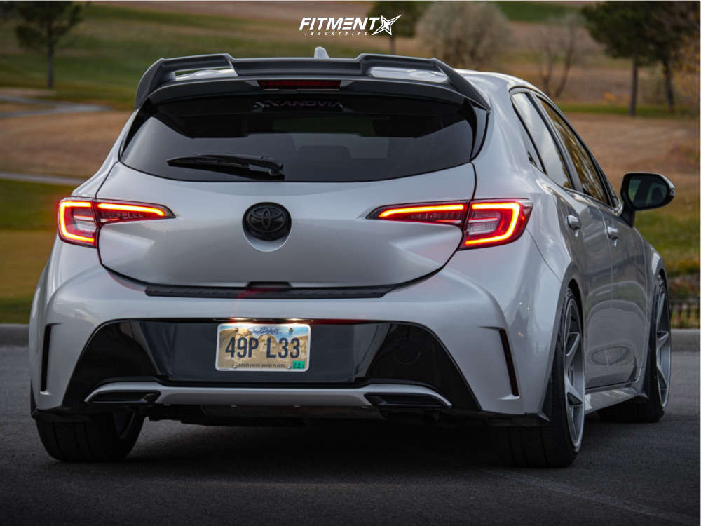 2020 Toyota Corolla XSE with 18x9.5 Anovia Titan and Falken 235x40 on ...