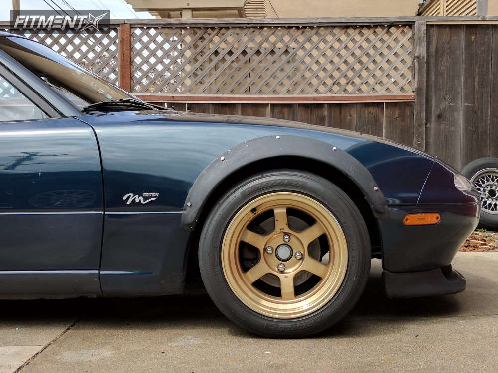 1994 Mazda MX-5 Miata Base with 15x8 Rota Grid and Dunlop 205x50 on ...