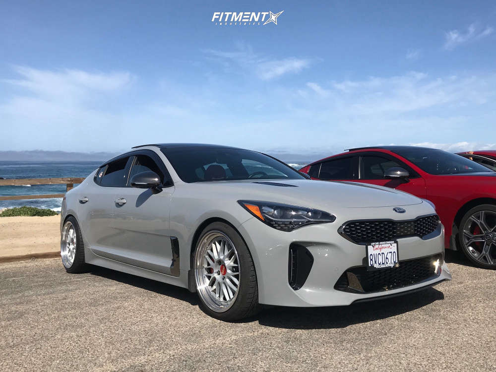 2019 Kia Stinger GT2 with 19x9 BBS Lm and Toyo Tires 245x35 on Lowering ...
