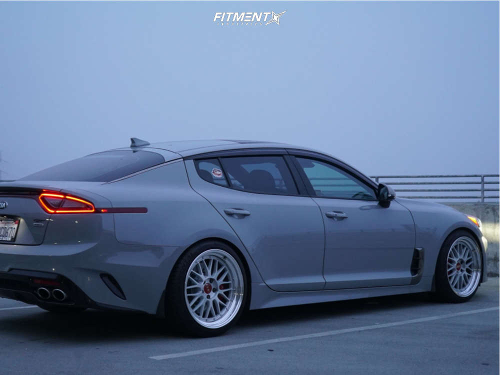 2019 Kia Stinger GT2 with 19x9 BBS Lm and Toyo Tires 245x35 on Lowering ...