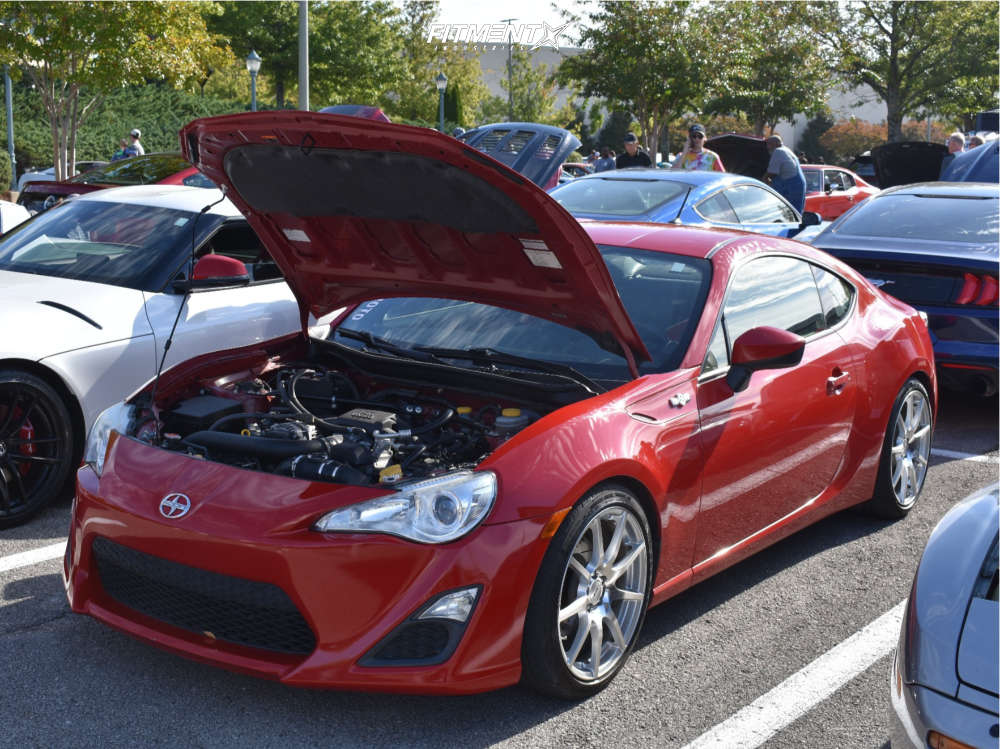 2013 Scion FR-S Base with 18x8.5 TSW Interlagos and Michelin 225x40 on ...