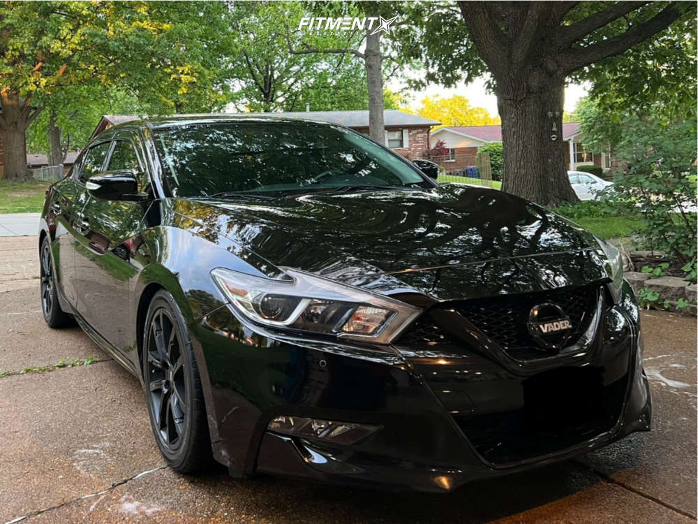 2017 Nissan Maxima SR with 18x8.5 Momo Quantum and Kelly 245x45 on ...