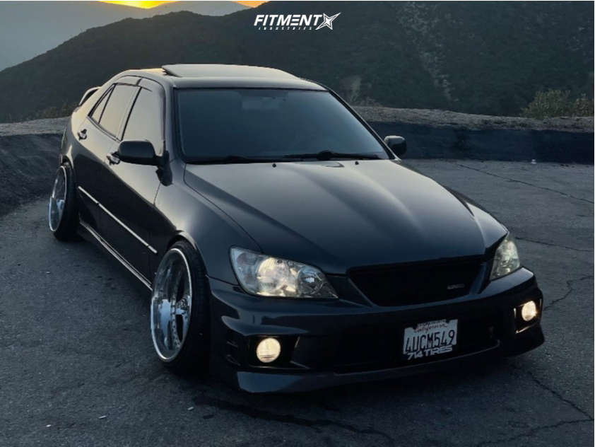 2002 Lexus IS300 Base with 18x9.5 VeilSide Andrew Racing V and Delinte ...