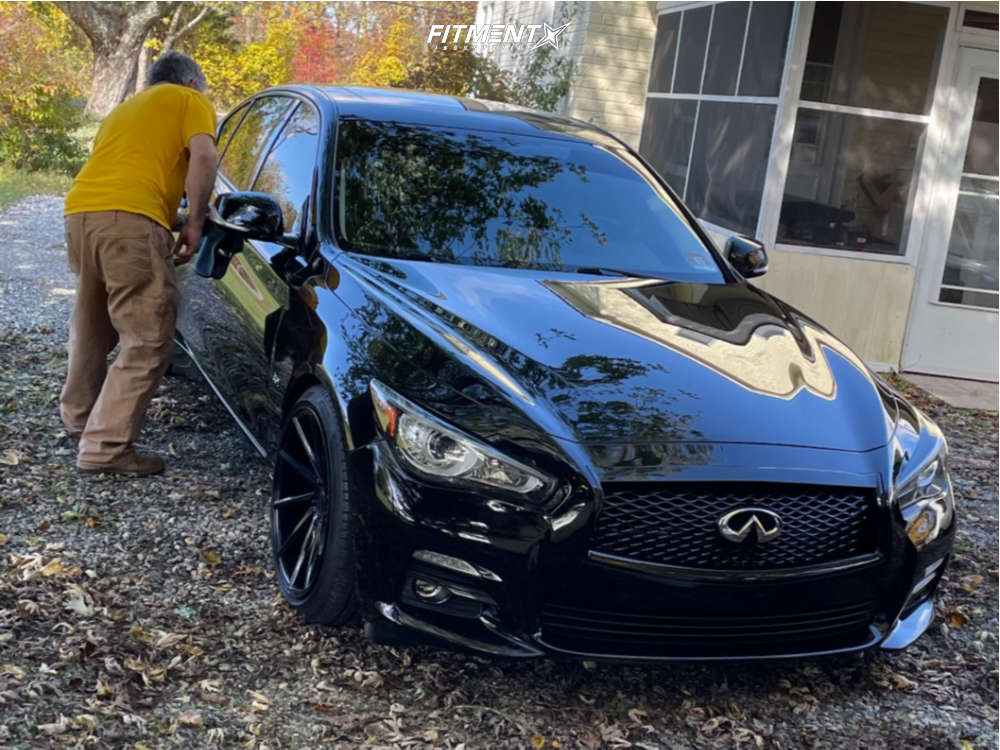 2017 INFINITI Q50 Premium with 19x10 Vossen Cvt and Pirelli 245x40 on ...