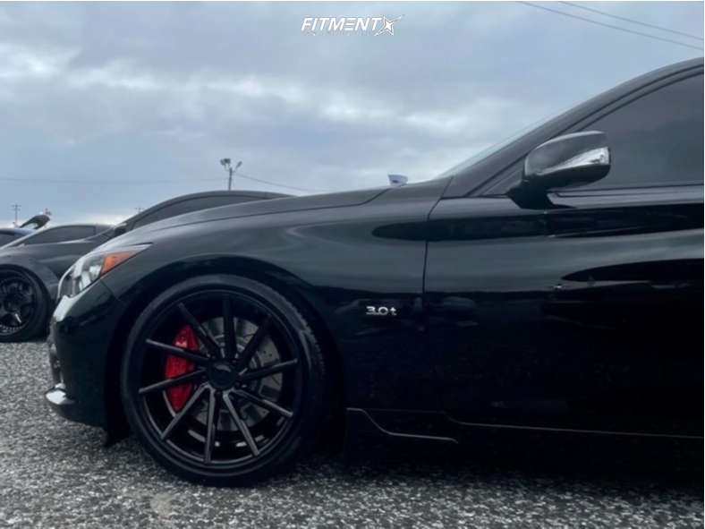 2017 INFINITI Q50 Premium with 19x10 Vossen Cvt and Pirelli 245x40 on ...