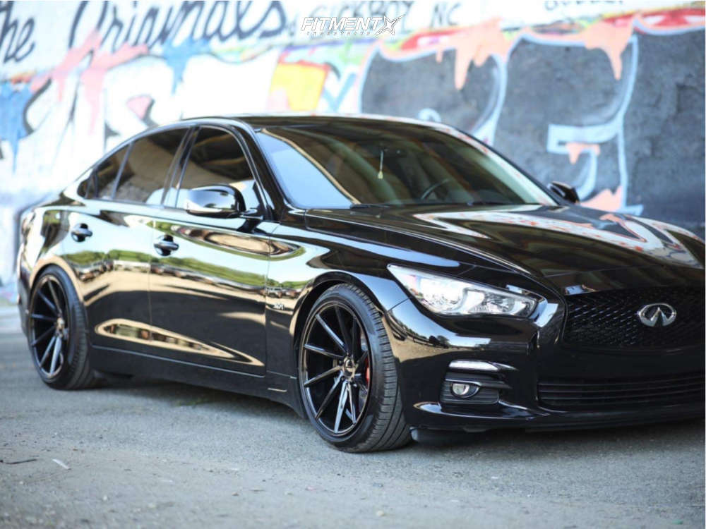 2017 INFINITI Q50 Premium with 19x10 Vossen Cvt and Pirelli 245x40 on ...