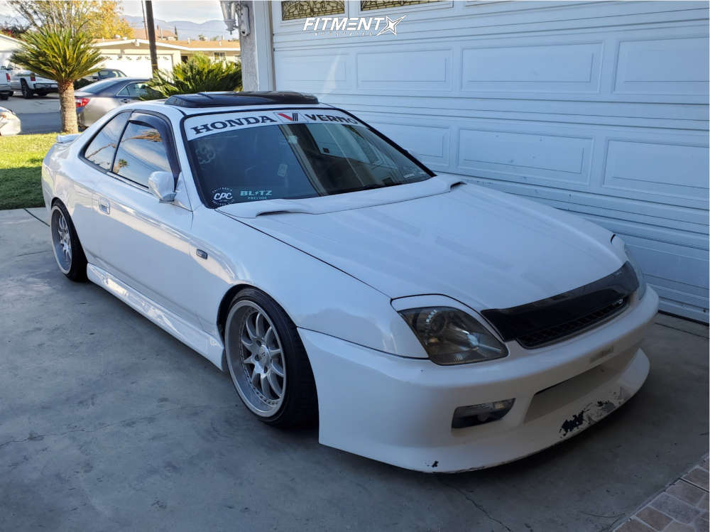1998 Honda Prelude Base with 17x9 Blitz Type 01 and Bridgestone 205x40 ...
