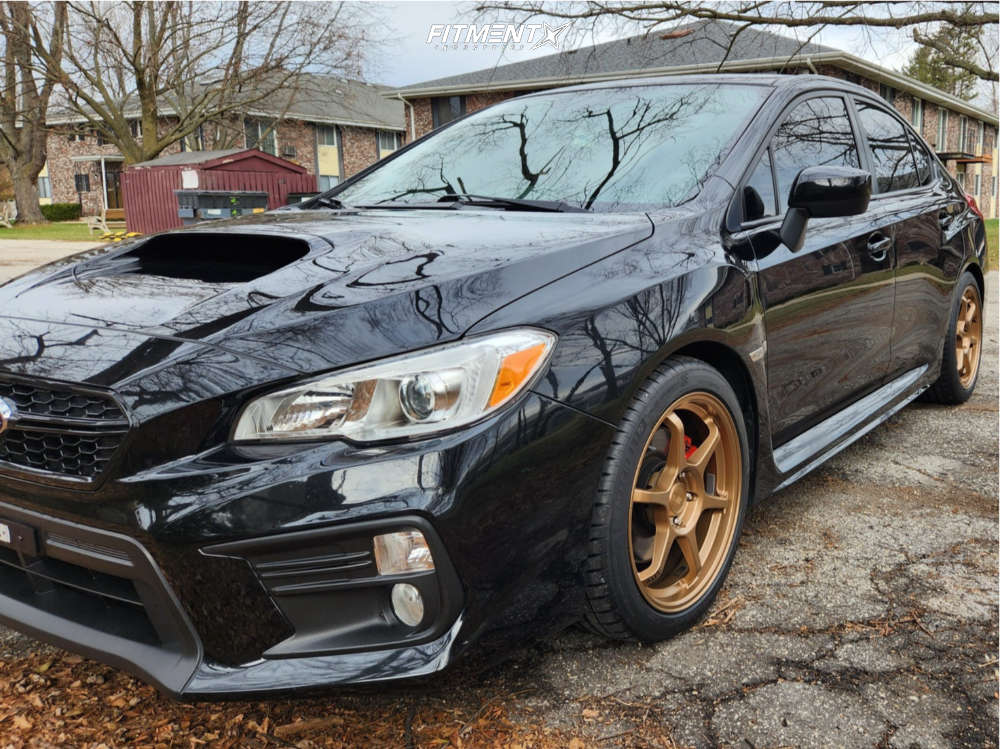 2018 Subaru WRX Premium with 18x8.5 Motegi Mr145 and Michelin 245x40 on ...