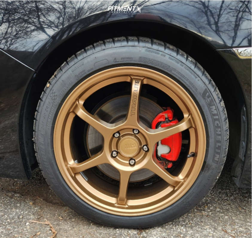 2018 Subaru WRX Premium with 18x8.5 Motegi Mr145 and Michelin 245x40 on ...